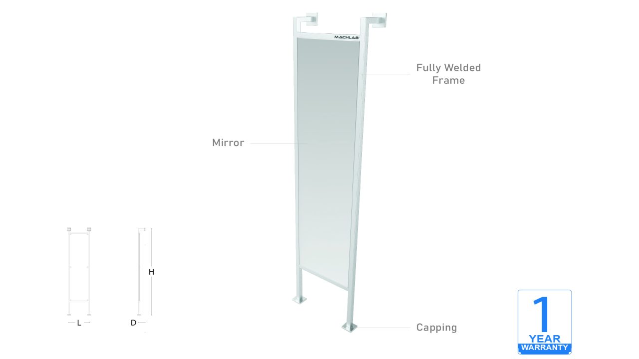 Support Standing Full Body Mirror - Laboratory Furniture Manufacturer ...