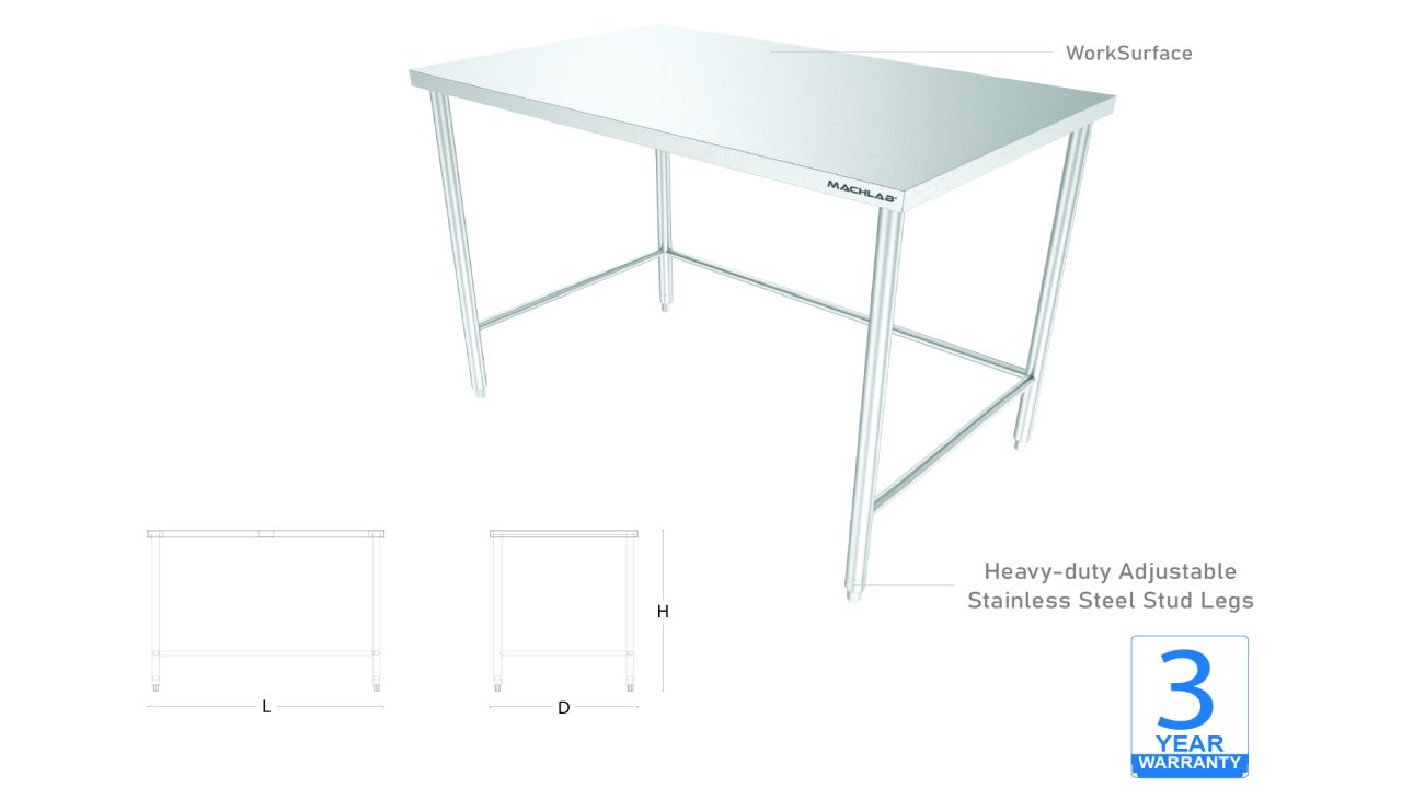 Workbench Without Shelf | Laboratory Furniture Manufacturer ...